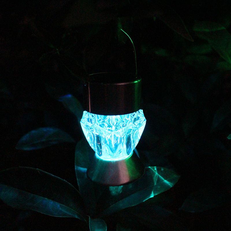 7 Colors Changing LED Lantern Lamp Hanging Solar L... – Grandado
