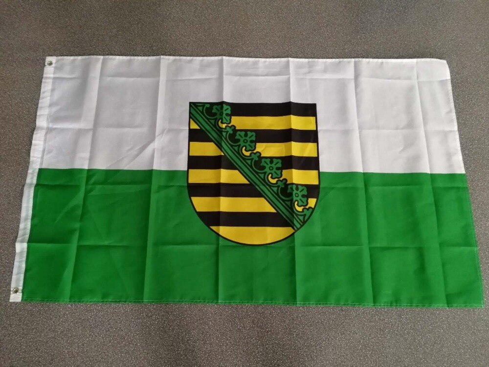90x150cm germany State flag of Saxony – Grandado
