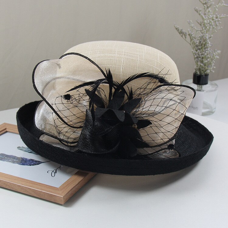 Women Chic Fascinator Hat Cocktail Party Fedora Ha... – Grandado