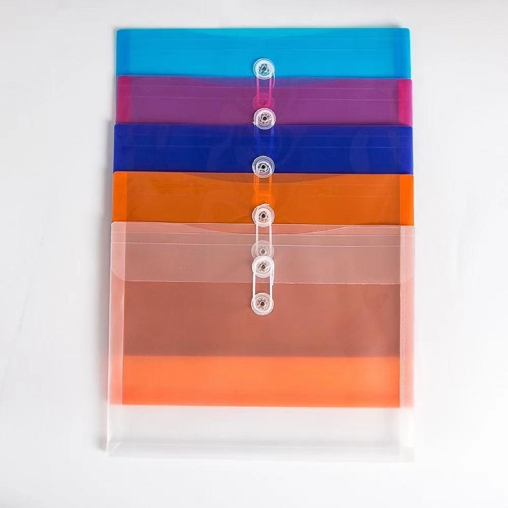 5pcs/Set A4 Transparent Color File Bag File Docume... – Grandado