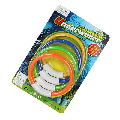 4 Pcs/Pack Child Kid Diving Ring Water Toys Underw... – Grandado