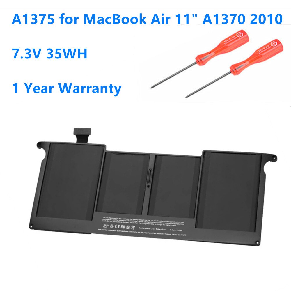 A1375 Laptop Battery for Apple MacBook Air 11"... – Grandado