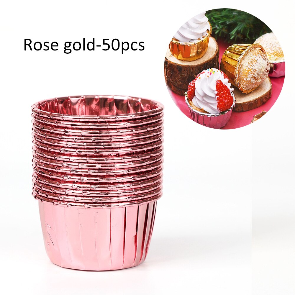 50 Stuks Cupcake Papier Cup Oilproof Cupcake Liner... – Vicedeal