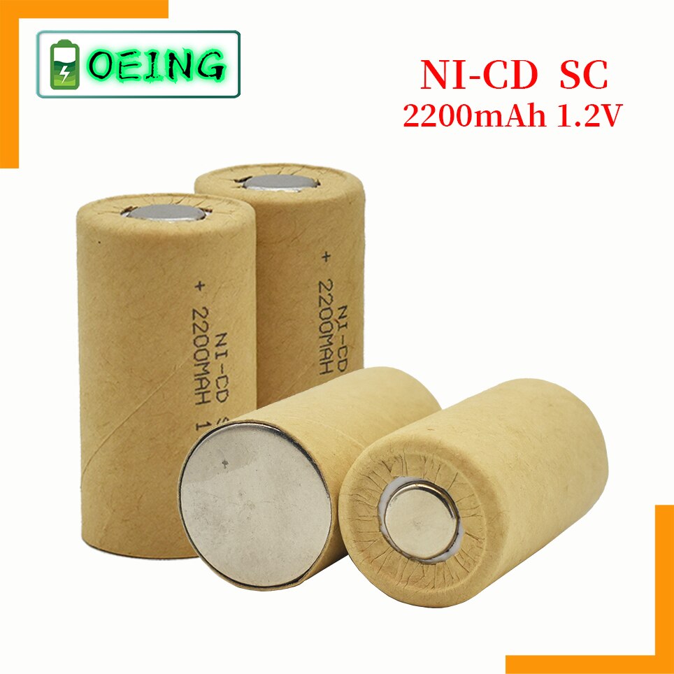 Batería recargable ni-cd SC, mAh, SC, 2200 V, usad... – Grandado