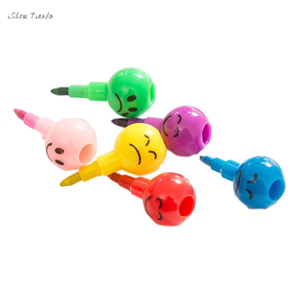 1PC 7 Colors 12 cm Cute Stacker Swap Smile Face Cr... – Grandado