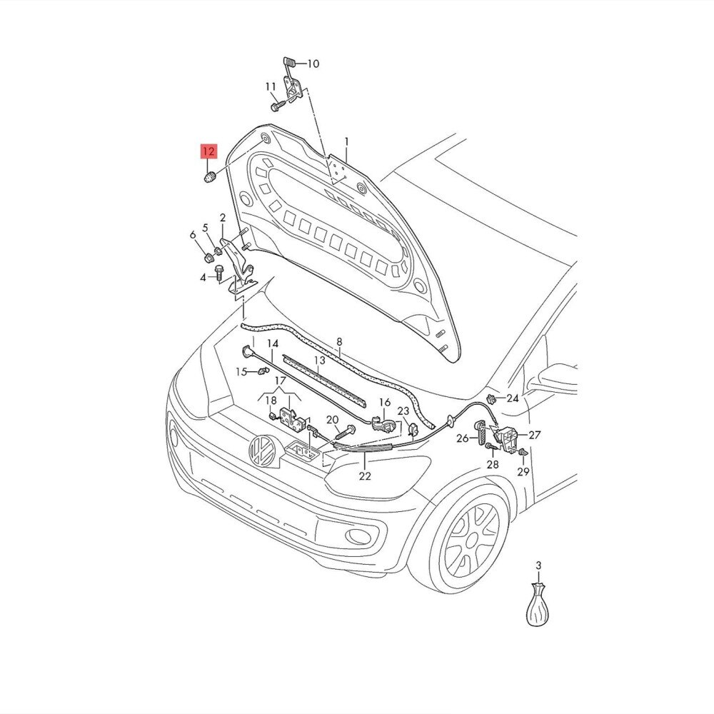 HONGGE Qty 20 Rubber Bonnet Hood Bumper Stop Buffe... – Grandado