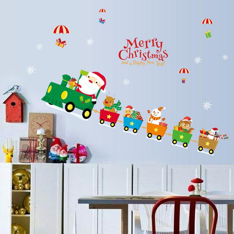 Christmas Train Pattern Self-adhesive Year Childre... – Grandado