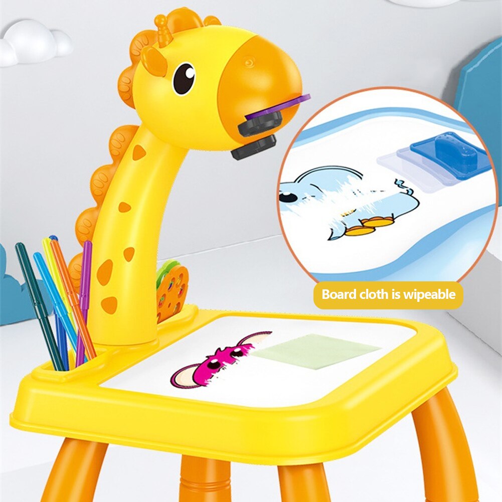 Kids Projector Drawing Table Painting Board Desk M... – Grandado