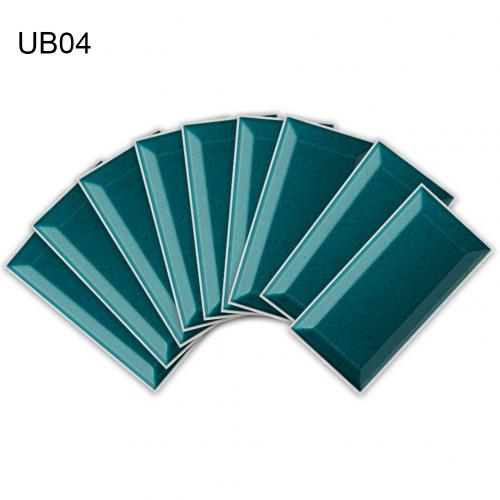 9Pcs 20x10cm Solid Color Waterproof Tile Sticker D... – Grandado