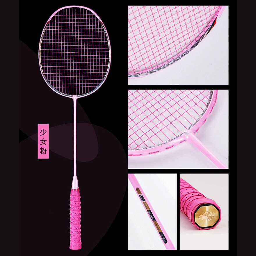 Carbon Badminton Rackets Set Ultra Light 5U 30Poun... – Grandado