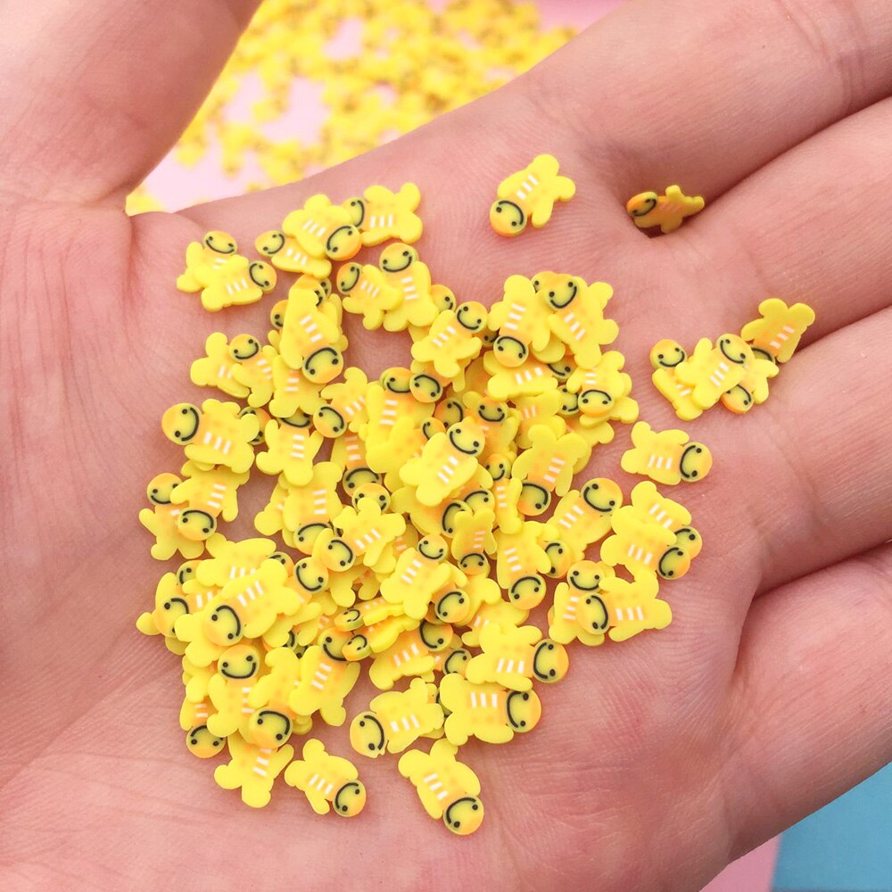 50g Yellow Gingerbread Man Slice Polymer Clay Spri... – Grandado