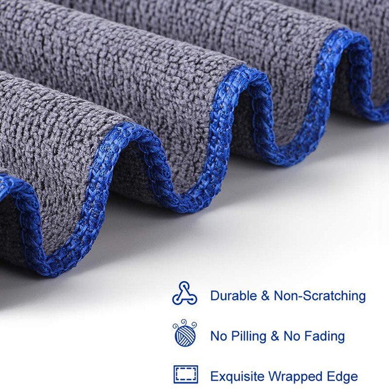 Tsumbay 12Pcs 40*40CM Car Wash Towels Detailing Mi... – Vicedeal