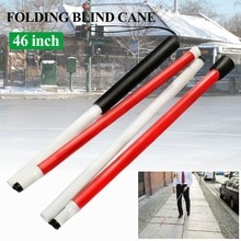 46inch 116cm 4 Part Folding Blind Guide Cane Walki... – Grandado