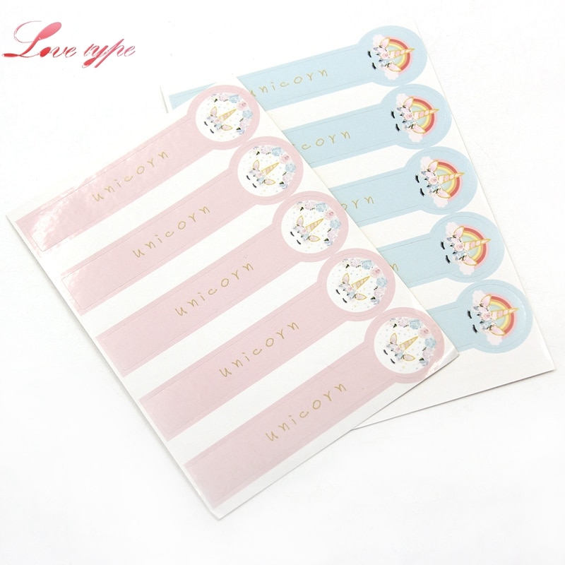 50PCS/Lot Unicorn Candy Bag Sticker Birthday Party... – Grandado