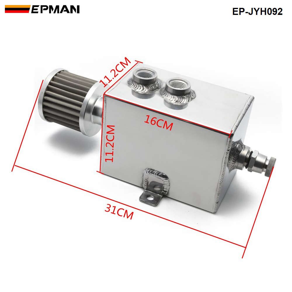 Epman Racing 2L Aluminium Universal Oil Catch Can ... – Vicedeal
