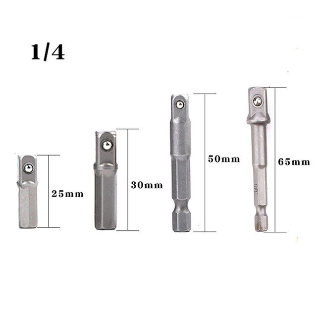 1pc 4pcs Drill Socket Adapter For Impact Driver W/... – Grandado