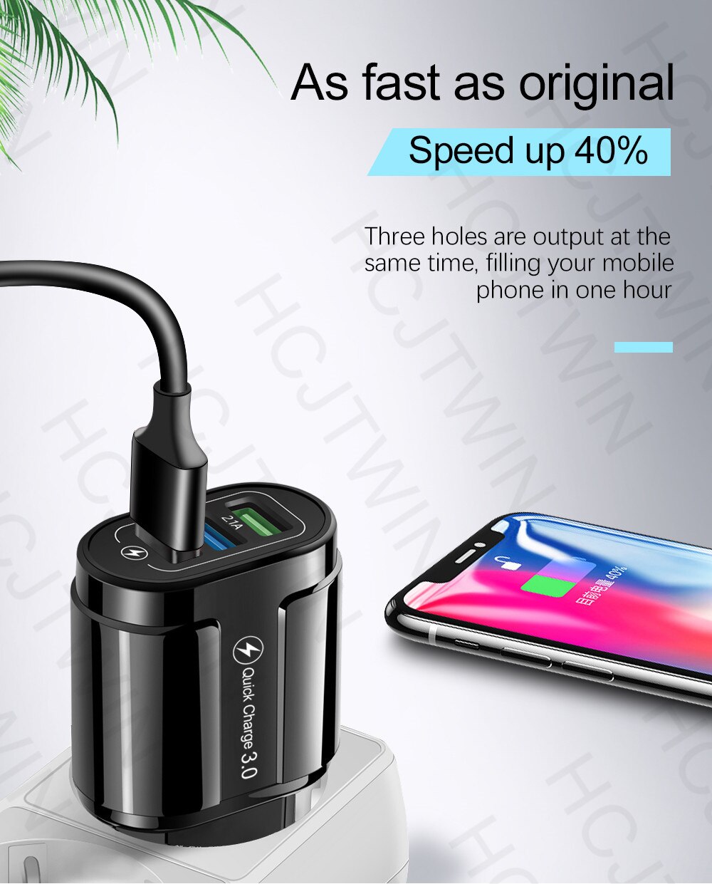 usb fast charger quick charge 3.0 4.0 universal wa... – Grandado