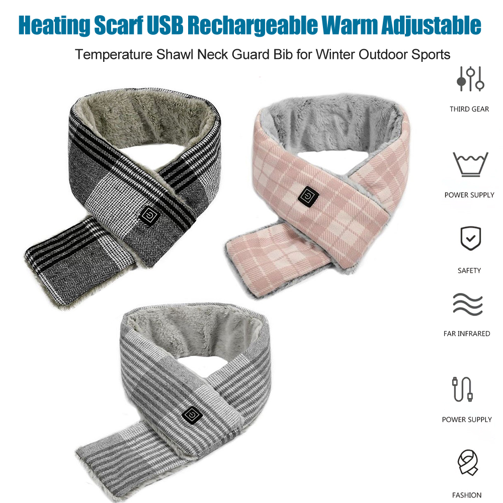 Winter USB Electric Heating Scarf Adjust Temperatu... – Grandado