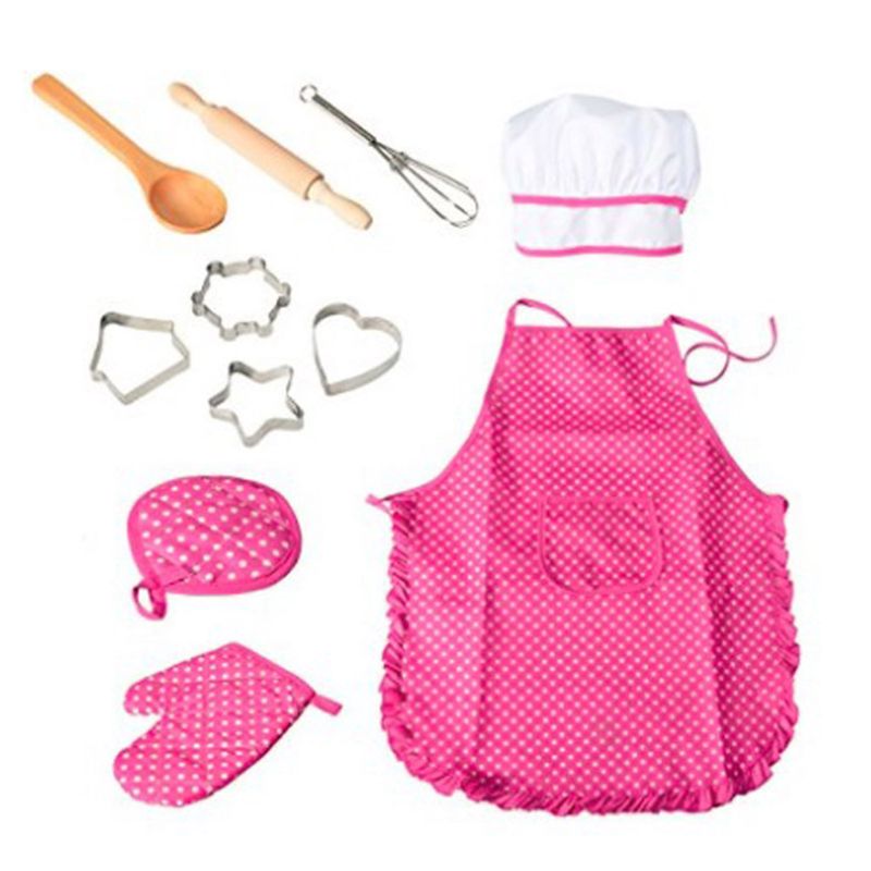 11 Pcs/Set Kids Dress Up Chef Play Set Children Pr... – Grandado