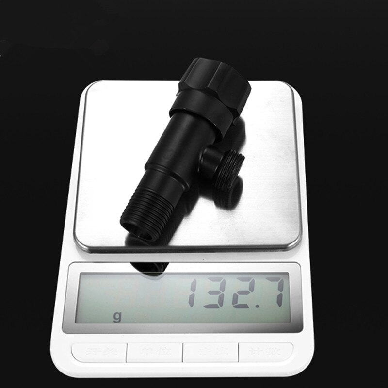 Svart lakk vask ventil rustfritt stål ventilkran o... – Vicedeal