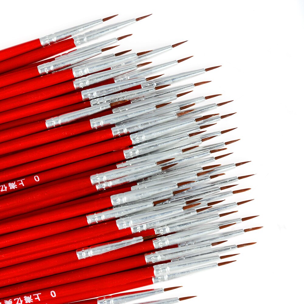 10 Stuks Rood/Zwart/Wit Haak Lijn Pen Nylon Haar H... – Grandado