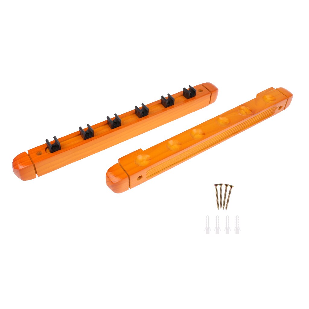 Wooden Billiards Snooker Pool Cue Wall Rack Stick ... – Grandado Wooden Billiards Snooker Pool Cue Wall Rack Stick ... – Grandado