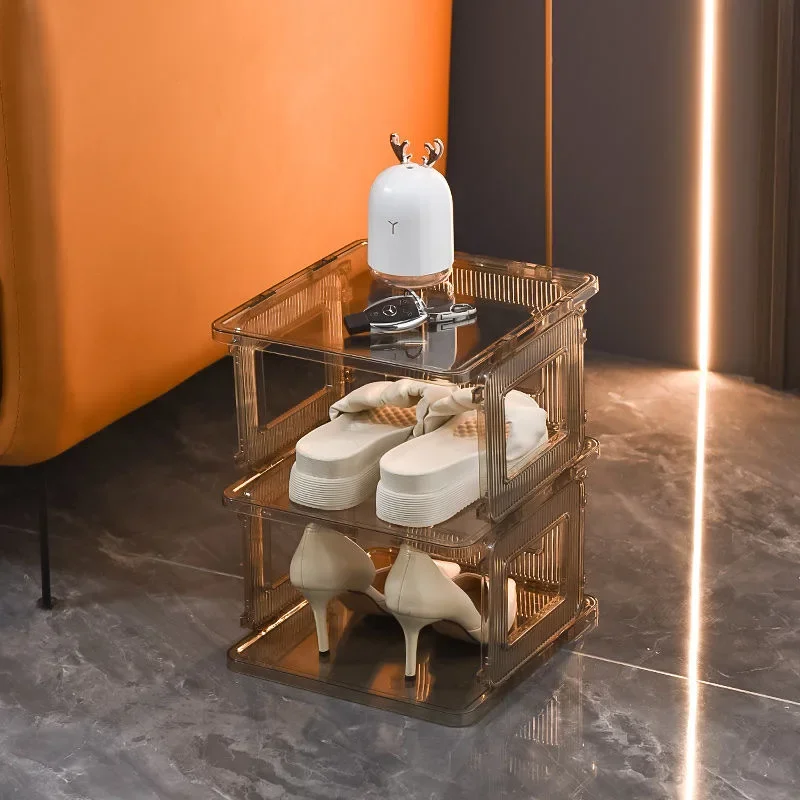 Acrylic Transparent Foyer Shoe Cabinet Multi-layer... – Grandado