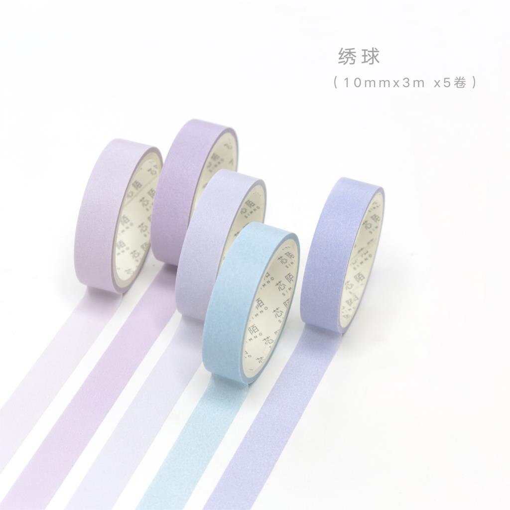 1 teile/los Washi Masking Tapes Macaron einfarbig ... – Vicedeal