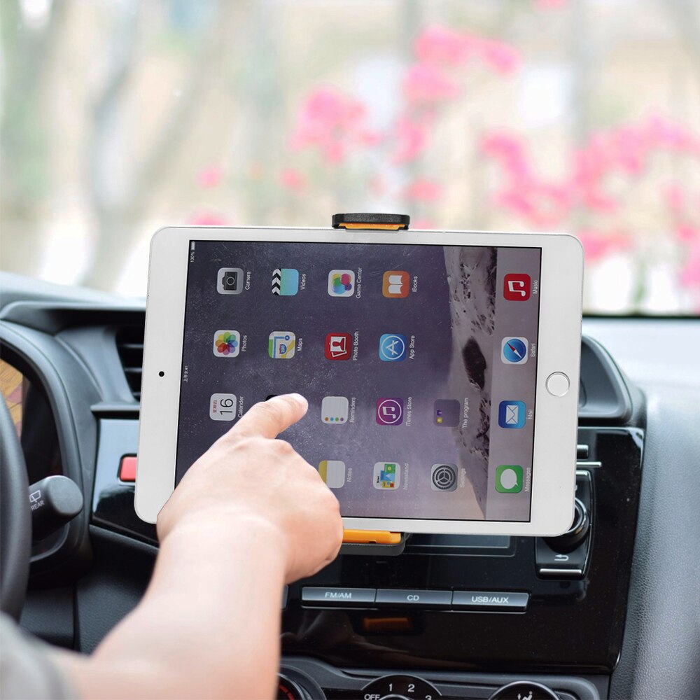 360 Rotation Car CD Slot Mount Holder Stand For 4-11 Inch Smart Phone ...