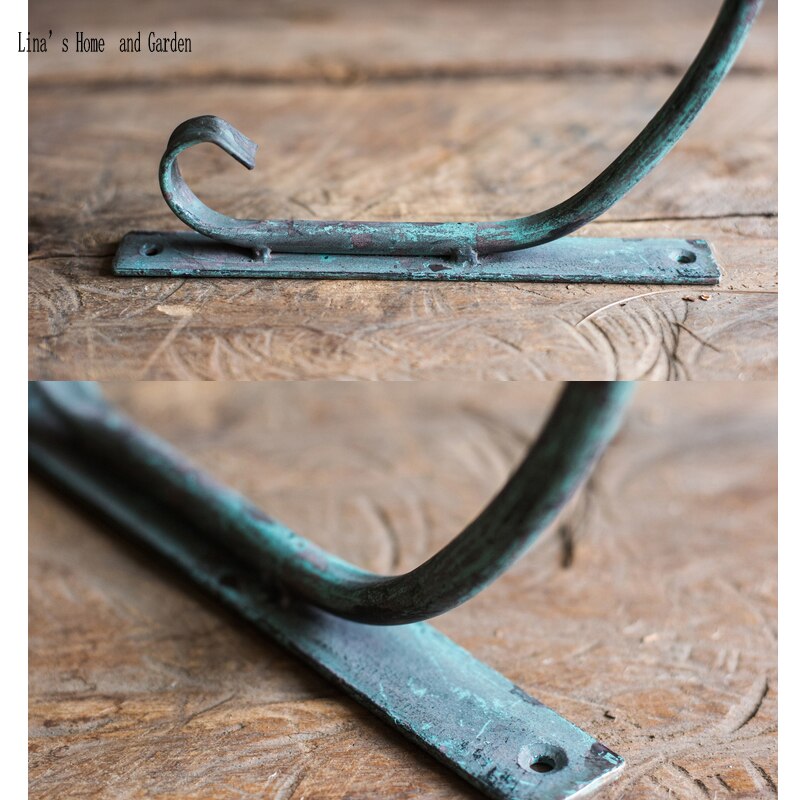 retro rustic handcrafted outdoor metal iron garden... – Vicedeal