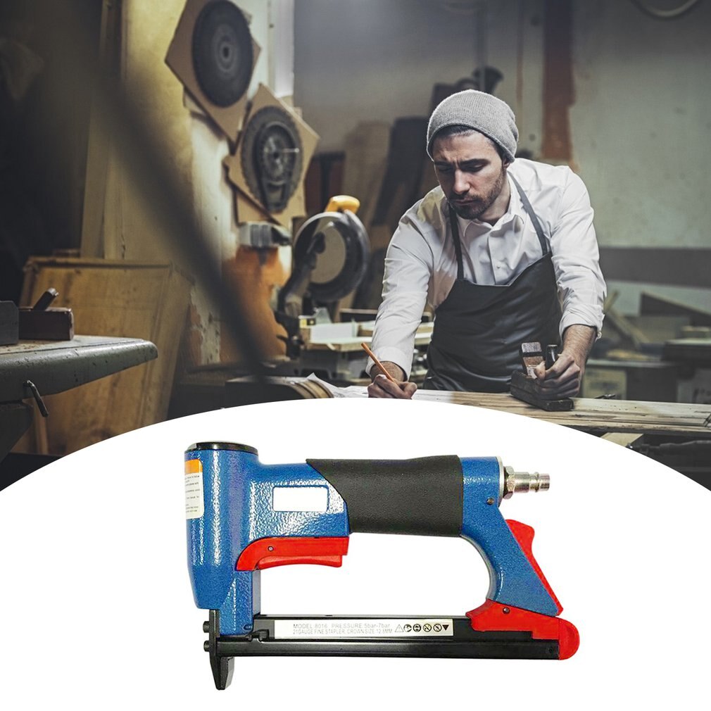 Fine Wire Air Stapler Tool Gas Nailer Pneumatic St... – Grandado