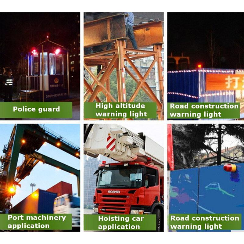 MeterMall Solar Powered Traffic Warning Light LED ... – Grandado