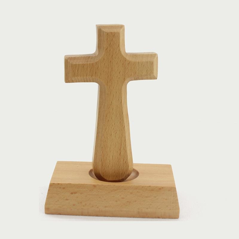 Cross ornaments solid wood christian catholic cros... – Grandado