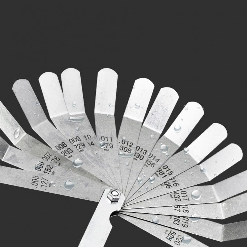 16 Blades Feeler Gauge Metric Imperial Railway Hig... – Grandado