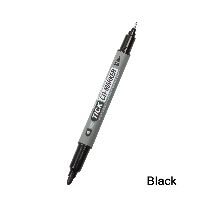 Twin Tip Permanente Markers Fijne Punt Blauw Rode ... – Vicedeal