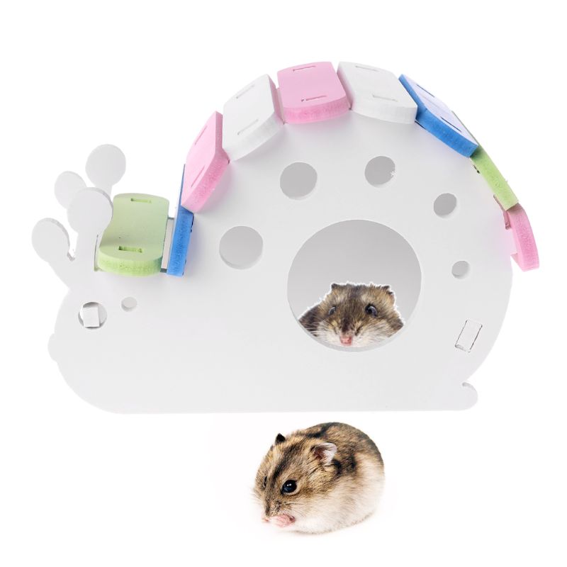 Slak Vorm Houten Hamster Huis Rat Muis Oefening Sl... – Vicedeal