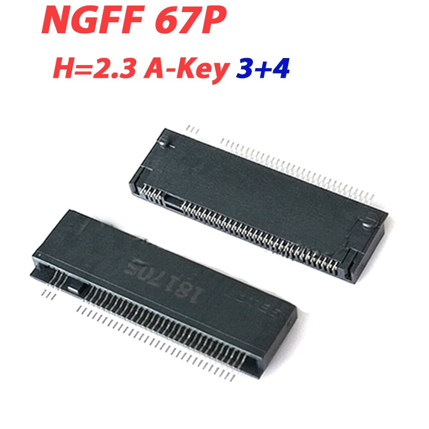 5-30 pces m.2 conector 67p chave ngff interface so... – Vicedeal