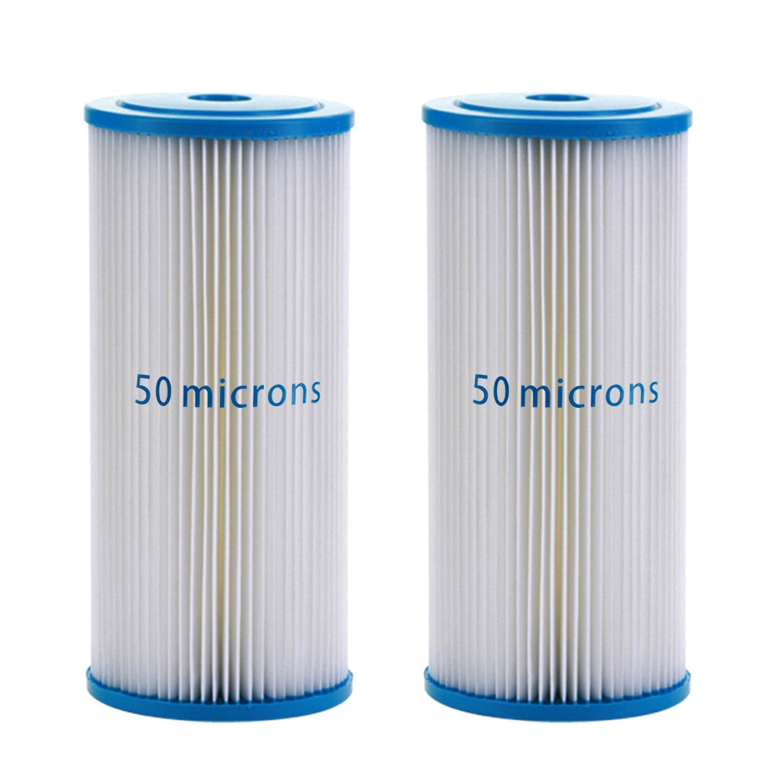 2 Pack Van 50 Μm Geplooide Water Filter Thuis 10 "... – Grandado