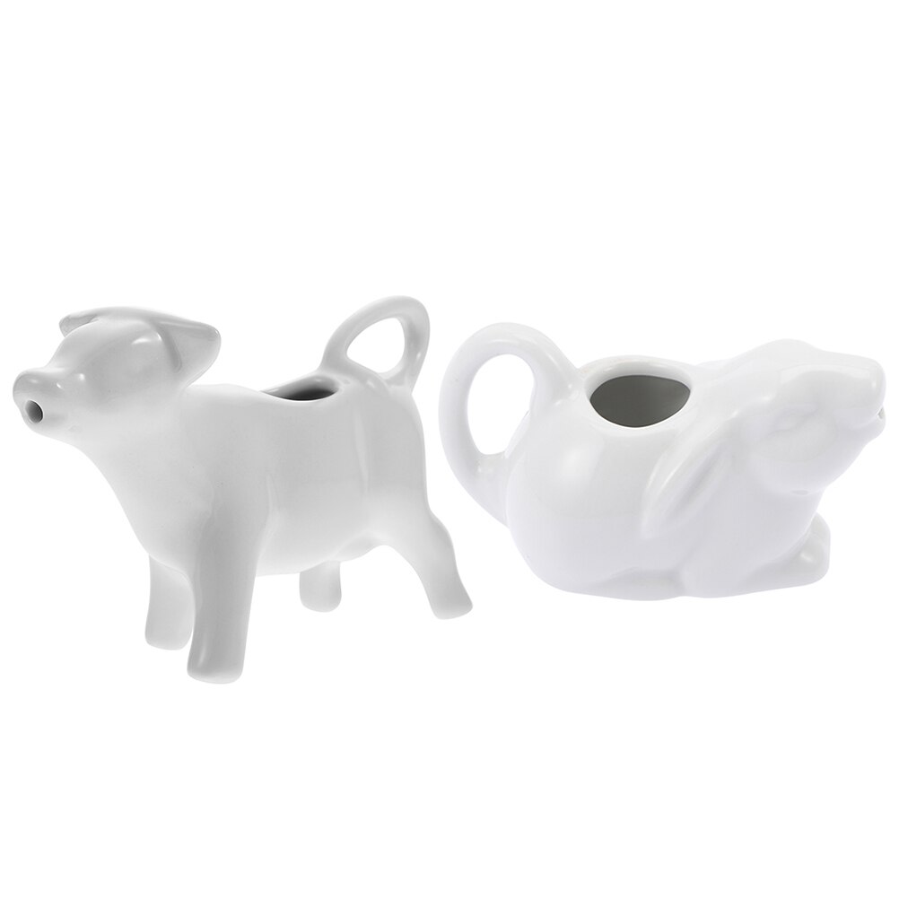 2Pcs Lovely Animal Shape Jug Coffee Flower Cup Cof... – Grandado