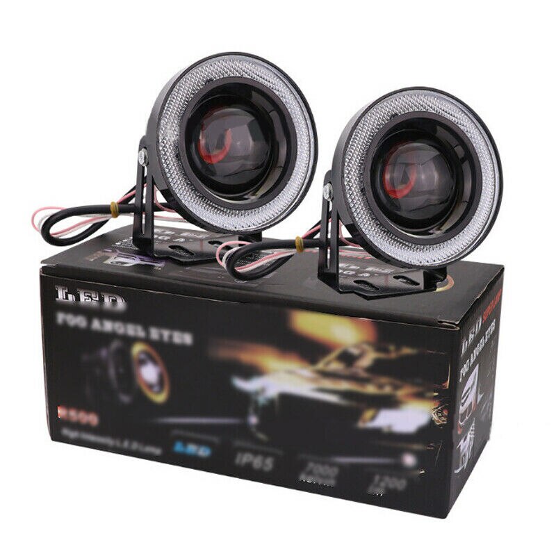 1* 3.5 " angel eyes led dimljus bil suv unive... – Grandado