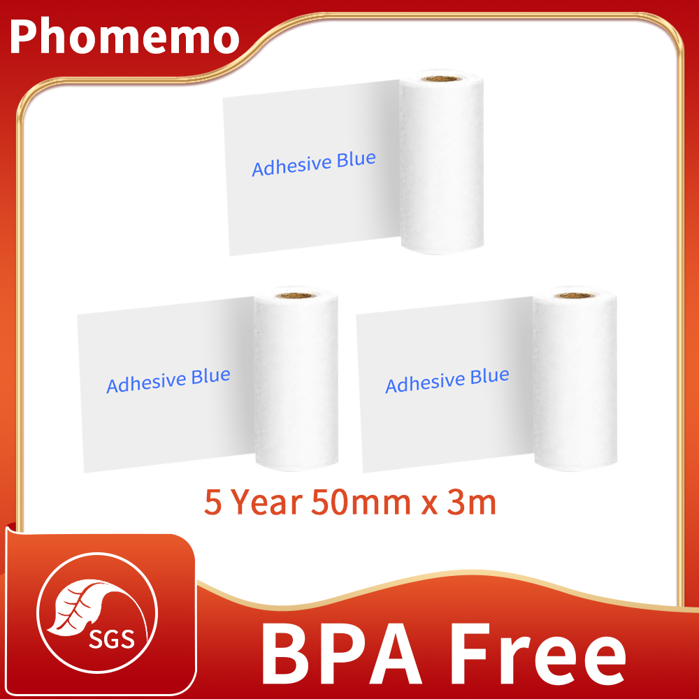 Phomemo Self-adhesive Thermal Paper Roll Clear Pri... – Grandado