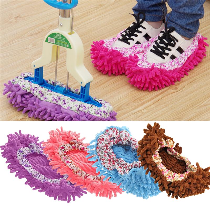 Floor Cleaning Mop Slippers Verwijderbare Schoen C... – Vicedeal