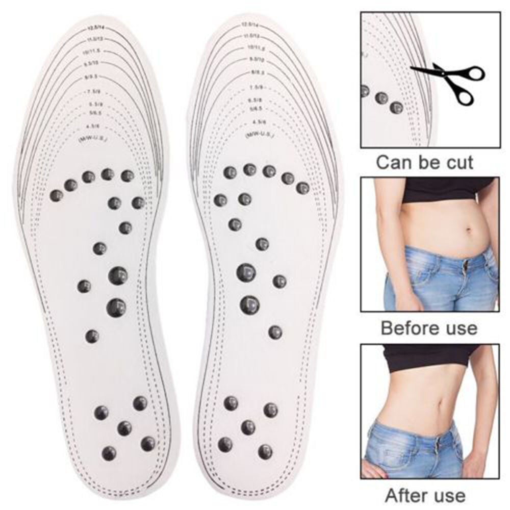 Unisex Feet Massage Insoles Magnetic Insoles Cushi... – Grandado
