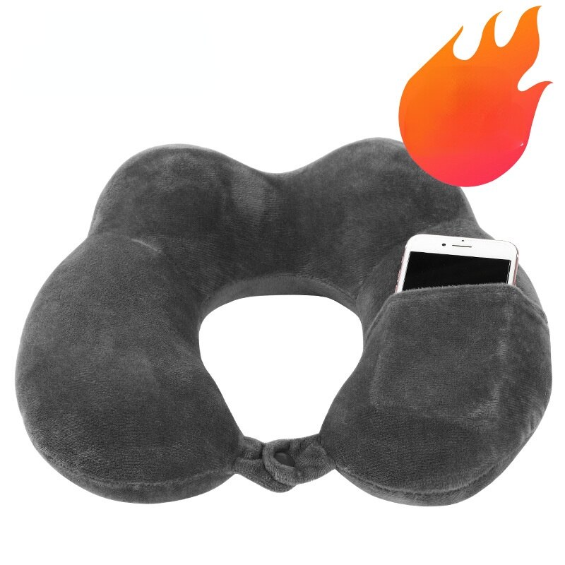 Double Hump U-shape Pillow Crystal Soft Neck Suppo... – Grandado