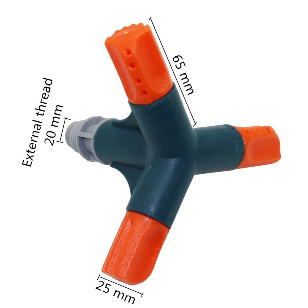 1/2'' male thread 3-heads sprinkler Garden... – Grandado