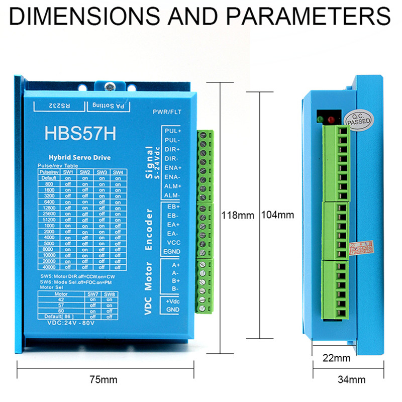 Nema 23 Closed-Loop Motor Hout Router Machine Step... – Grandado