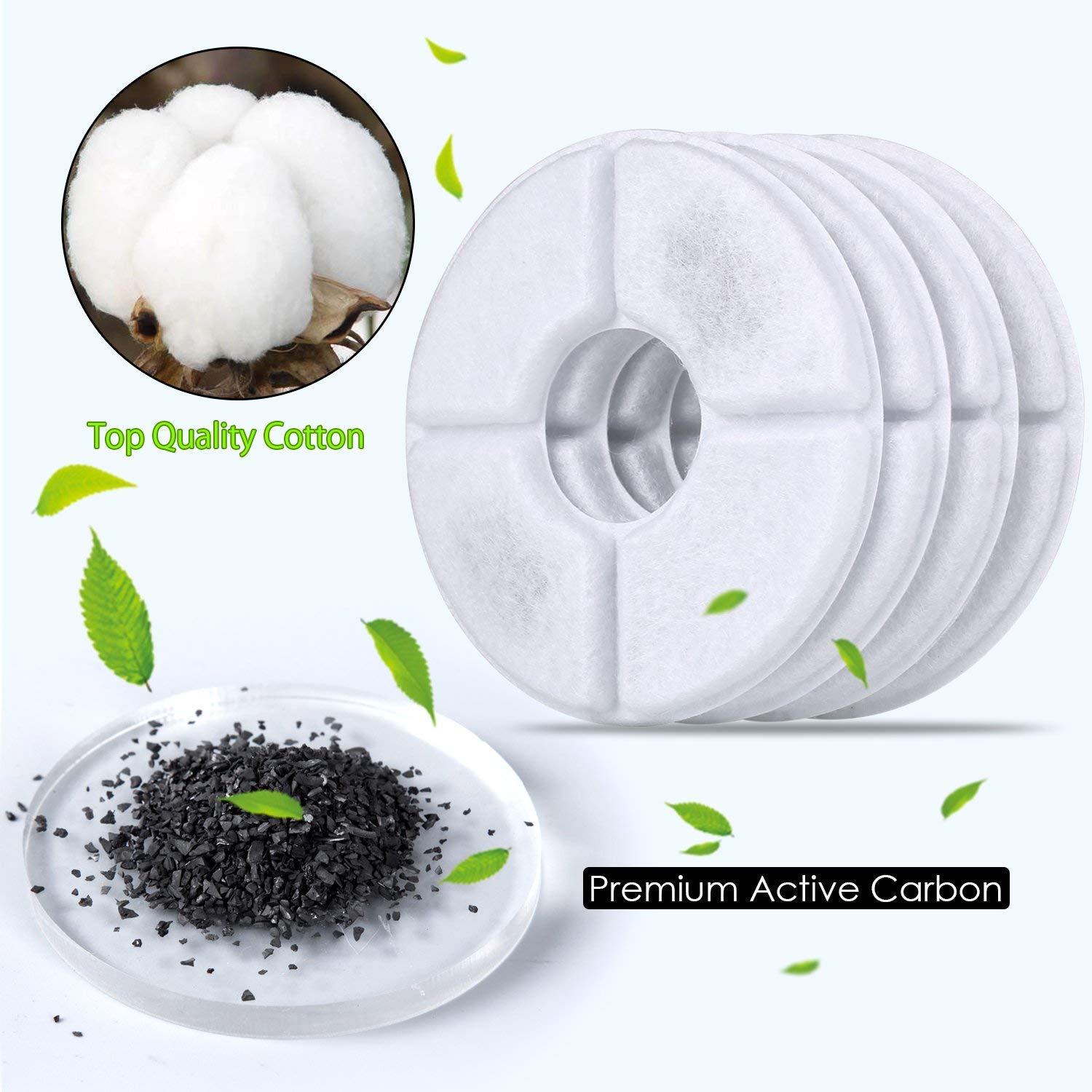 4pcs Pet Cat Water Drinking Fountain Filter Replac... – Grandado