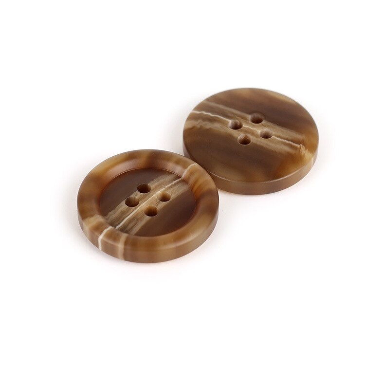 High-grade Resin Matte 4-Holes Buttons Woolen Coat... – Vicedeal
