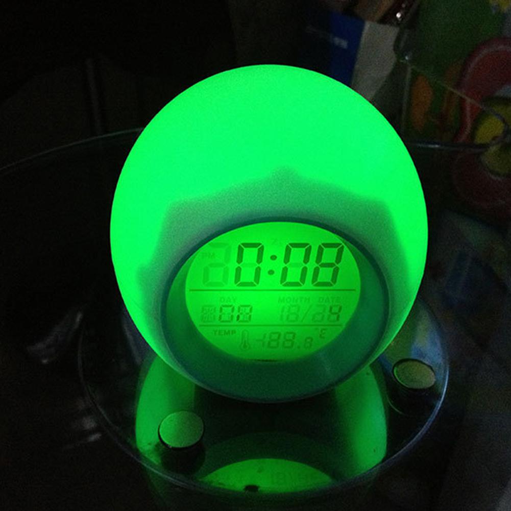 Spherical 7 Colors Changing Light Natural Sound Al... – Vicedeal