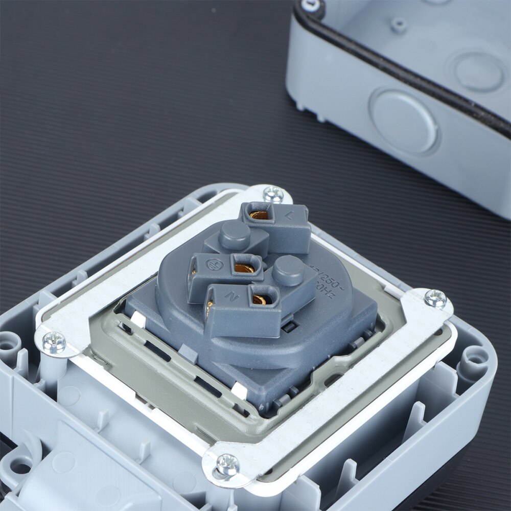 Single Plug IP66 15A Outdoor Power Socket Wall Wat... – Grandado